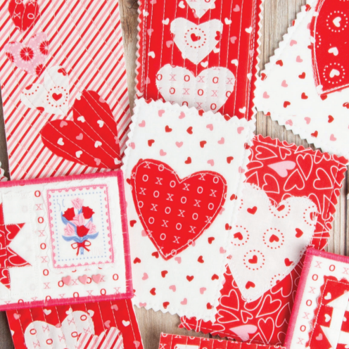 Free Pattern: Valentine's Day Cards – The Patchwork Shop